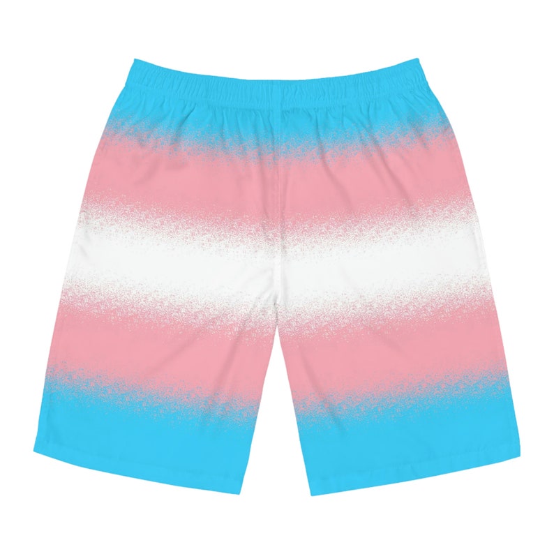Transgender FTM Swimwear Trans Pride Swim Shorts Trans Flag - Etsy