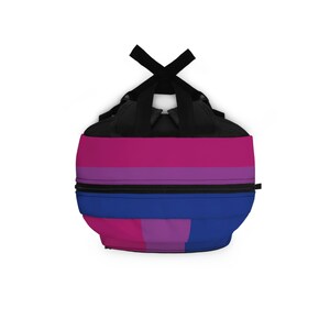 Bisexual Backpack; Bi Flag Traveling Bag; Bi Pride Laptop Bag; LGBTQ ...