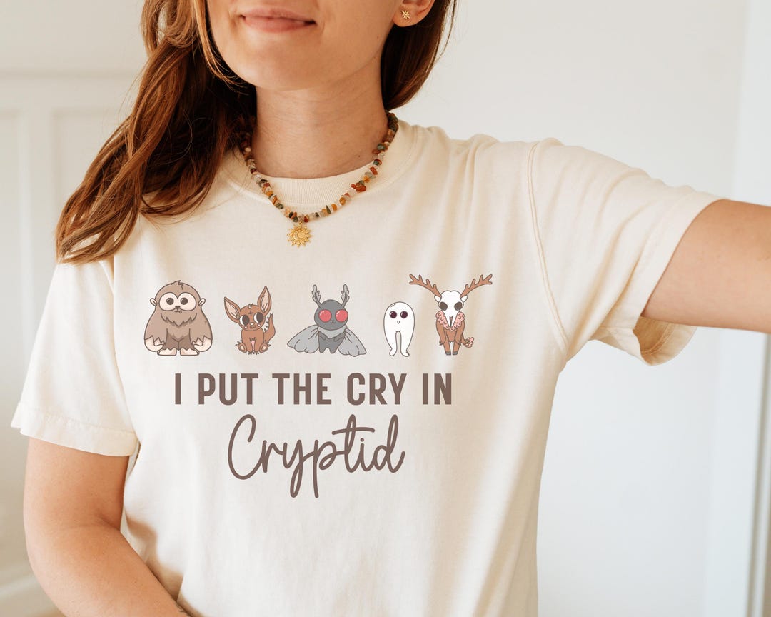 Funny Cryptid Mental Health Awareness Comfort Colors Shirt, Cute ...