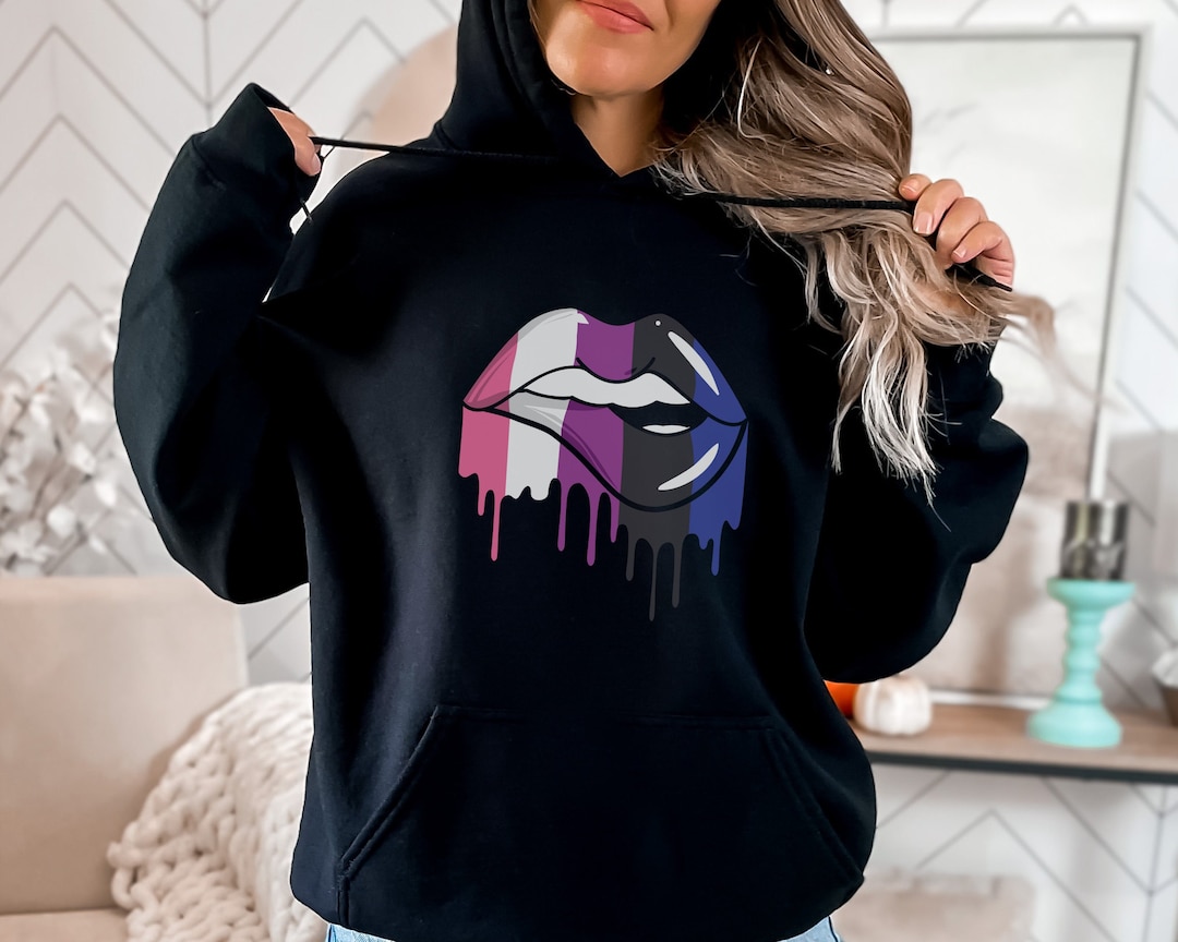Genderfluid Hoodie, Subtle Pride Sweatshirt, Gender Fluid Pride Shirt ...