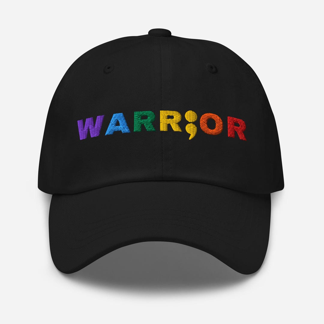 LGBTQ Warrior Embroidered Hat, Rainbow Pride Embroidery Baseball Cap ...