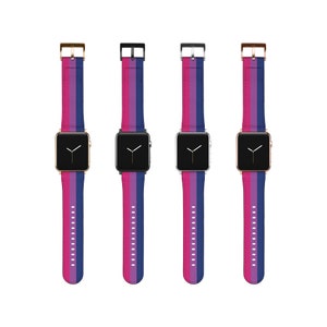 Subtle Bi Pride Watch Band for Apple Iwatch, Bisexual Watch Strap ...