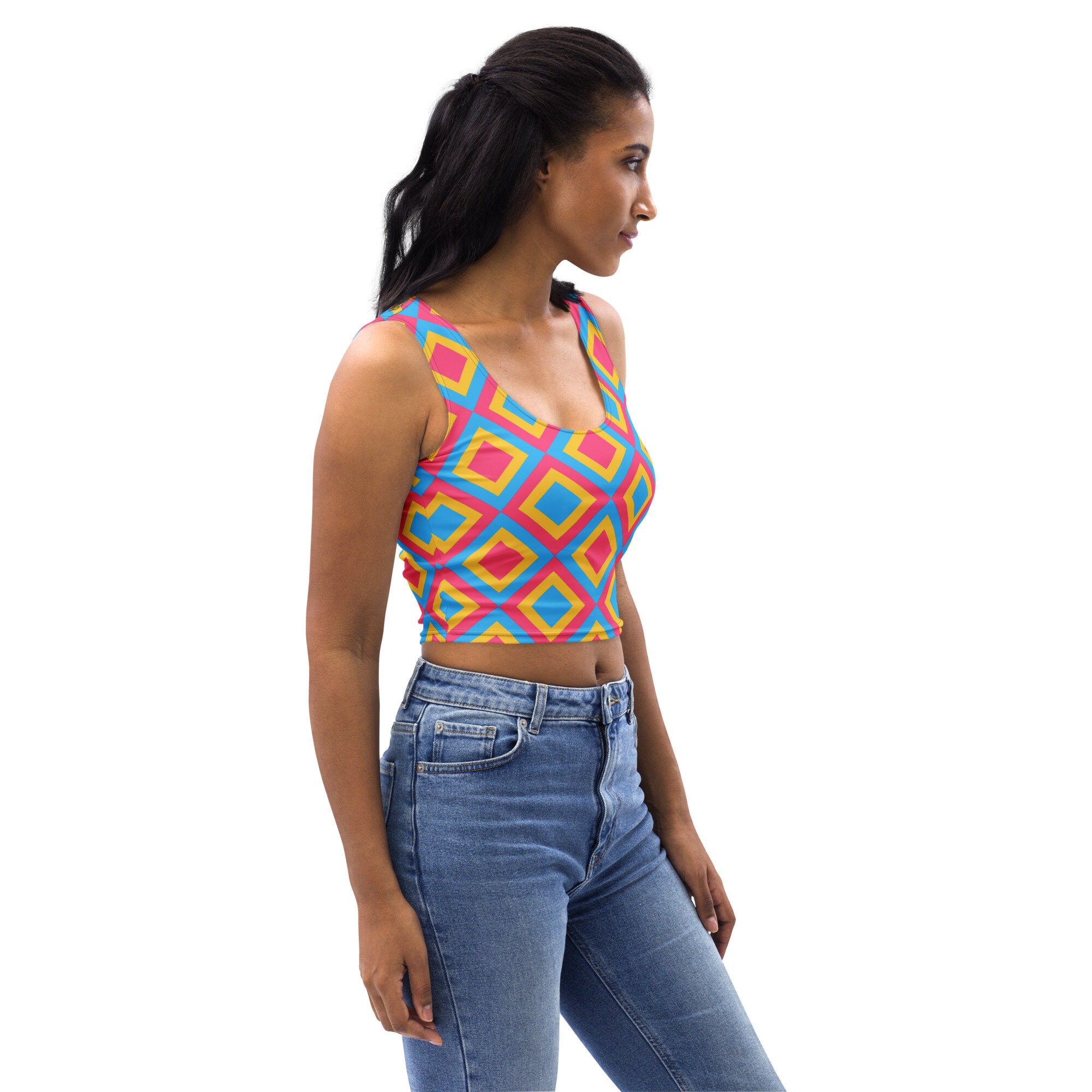 Pansexual Crop Top Subtle Pan Pride Cropped Shirt Discreet - Etsy