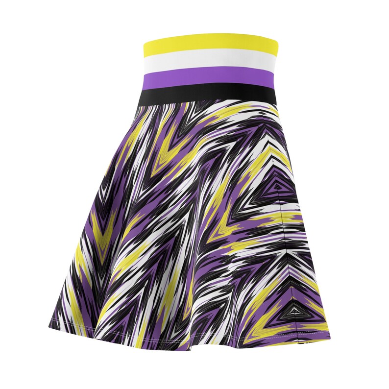 Nonbinary Pride Flag Skater Skirt Subtle Enby Pride Outfit - Etsy