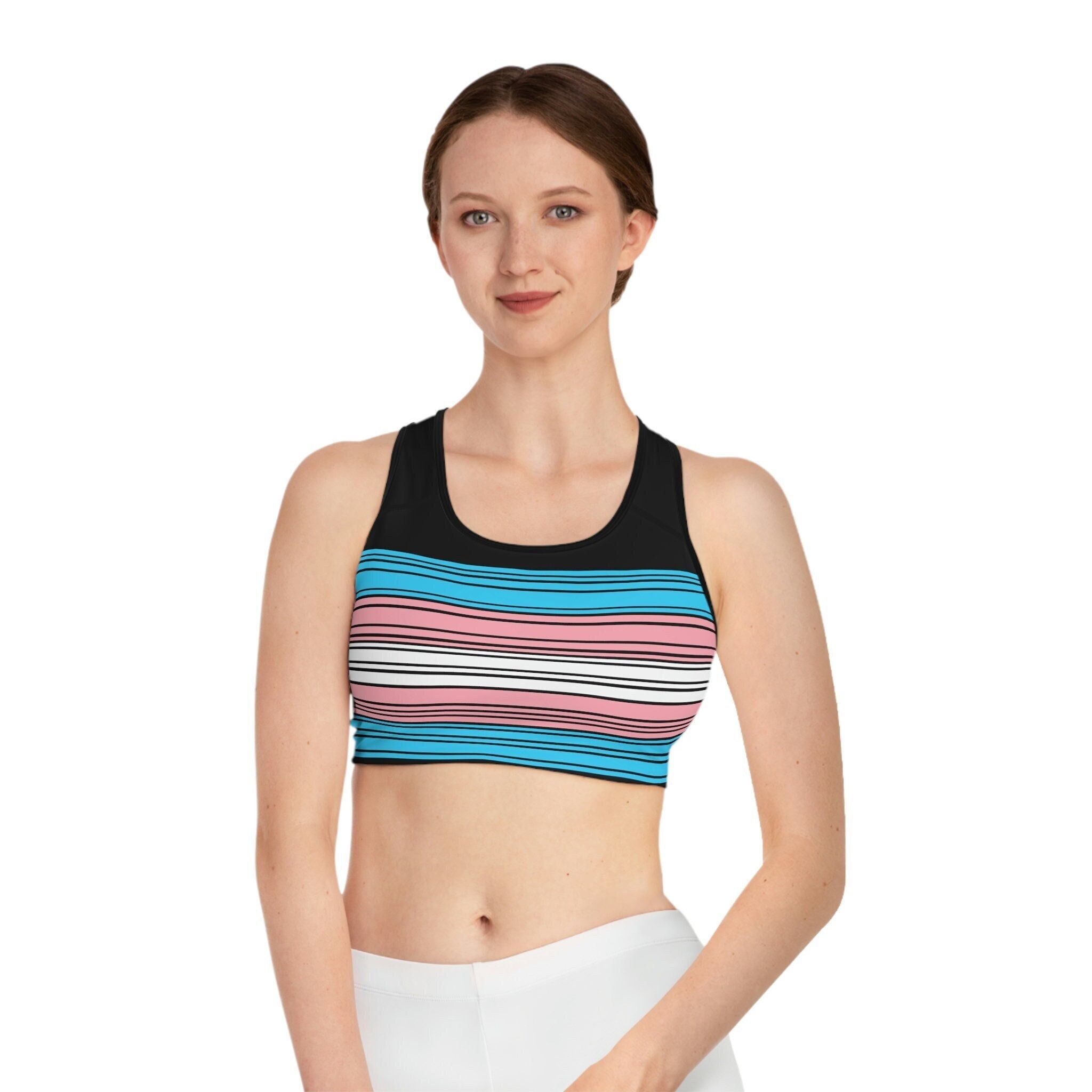 Transgender MTF Sports Bra Subtle Trans Workout Top Discreet - Etsy