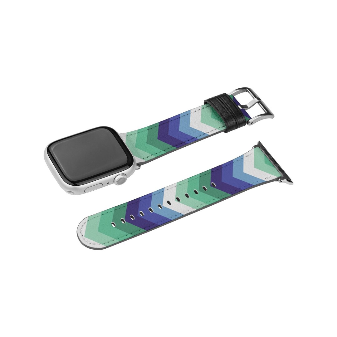 MLM Watch Band for Apple Iwatch, Subtle Gay Male Pride Strap, Discreet ...