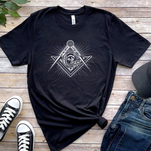 Masonic Shirt, Freemason T-shirt, Freemasonry Tshirt, Secret Society ...