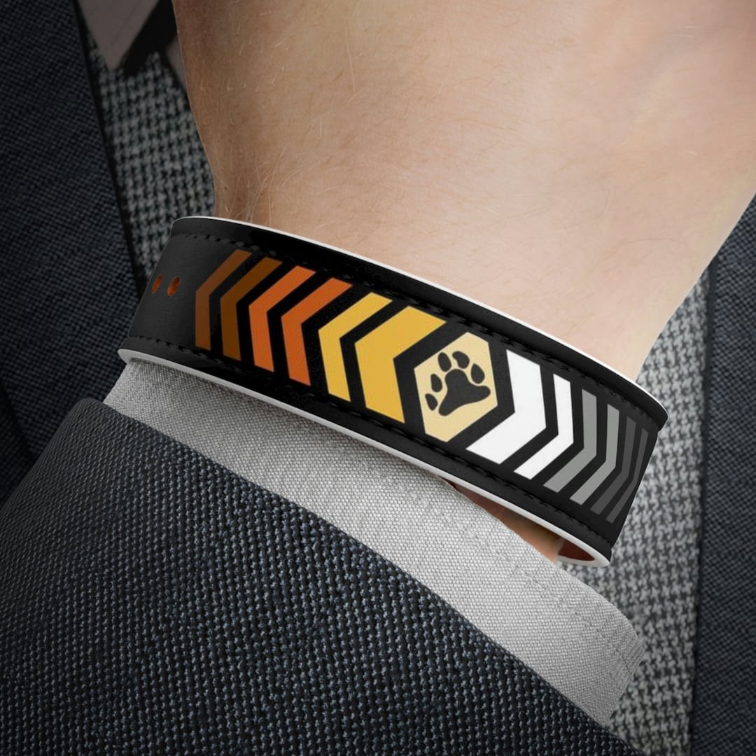 Bear Pride Bracelet Subtle Bear Brotherhood Pride Bracelet - Etsy