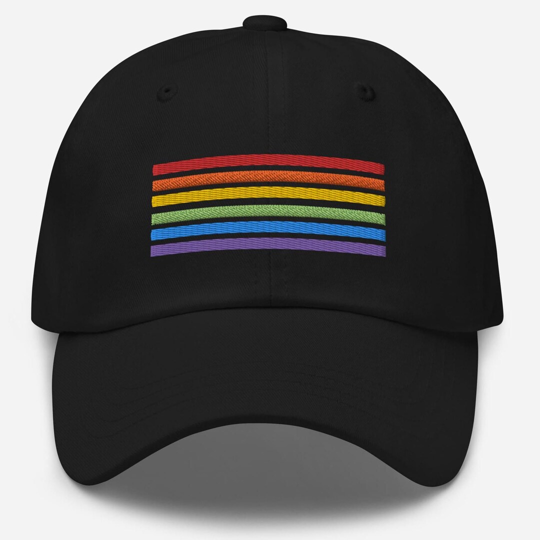 Embroidered Rainbow Pride Baseball Cap, LGBTQ Gift - Etsy