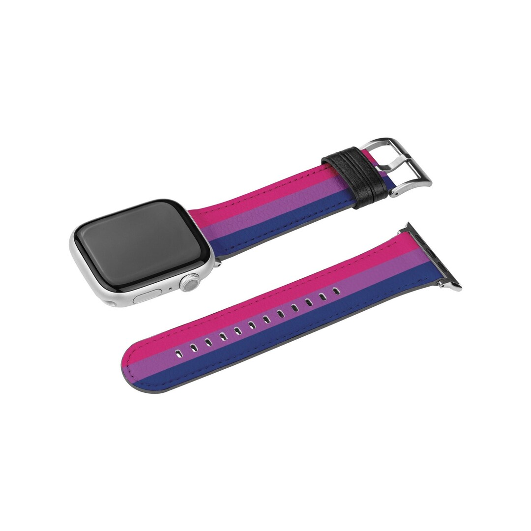 Subtle Bi Pride Watch Band for Apple Iwatch, Bisexual Watch Strap ...
