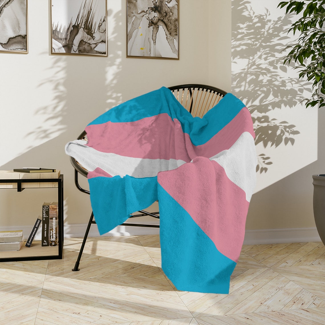 Transgender Blanket Trans Pride Flag Fleece Blanket LGBTQ - Etsy