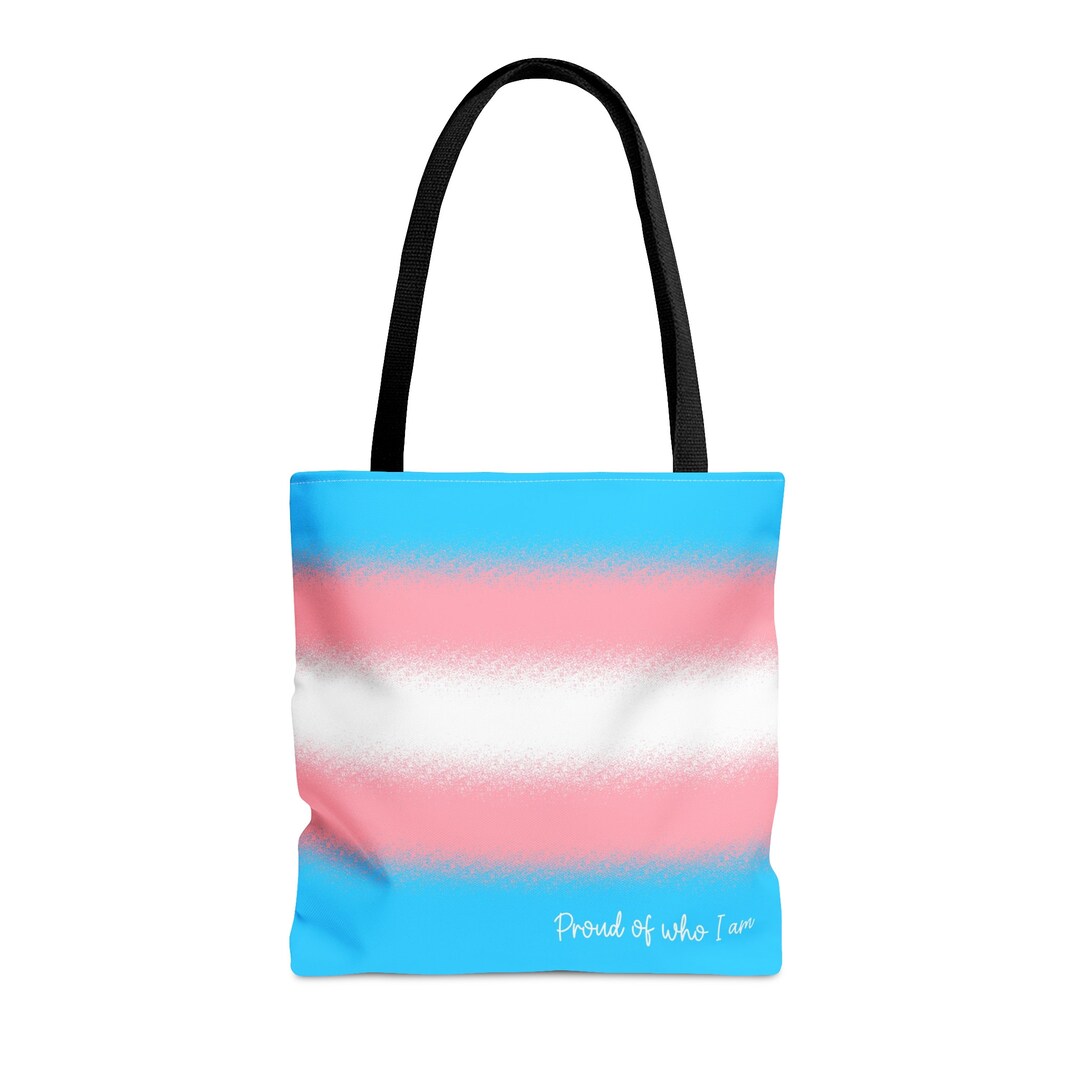 Transgender Tote Bag Trans Pride Bag Transgender Flag - Etsy