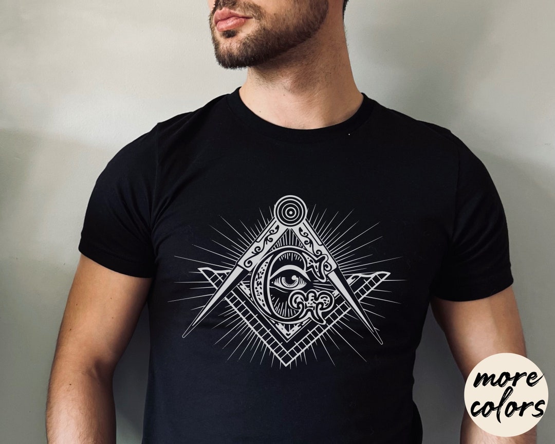 Masonic Shirt, Freemason T-shirt, Freemasonry Tshirt, Secret Society ...