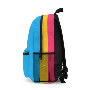 Pansexual Backpack; Pan Flag Traveling Bag; Pan Pride Laptop Bag; LGBTQ ...
