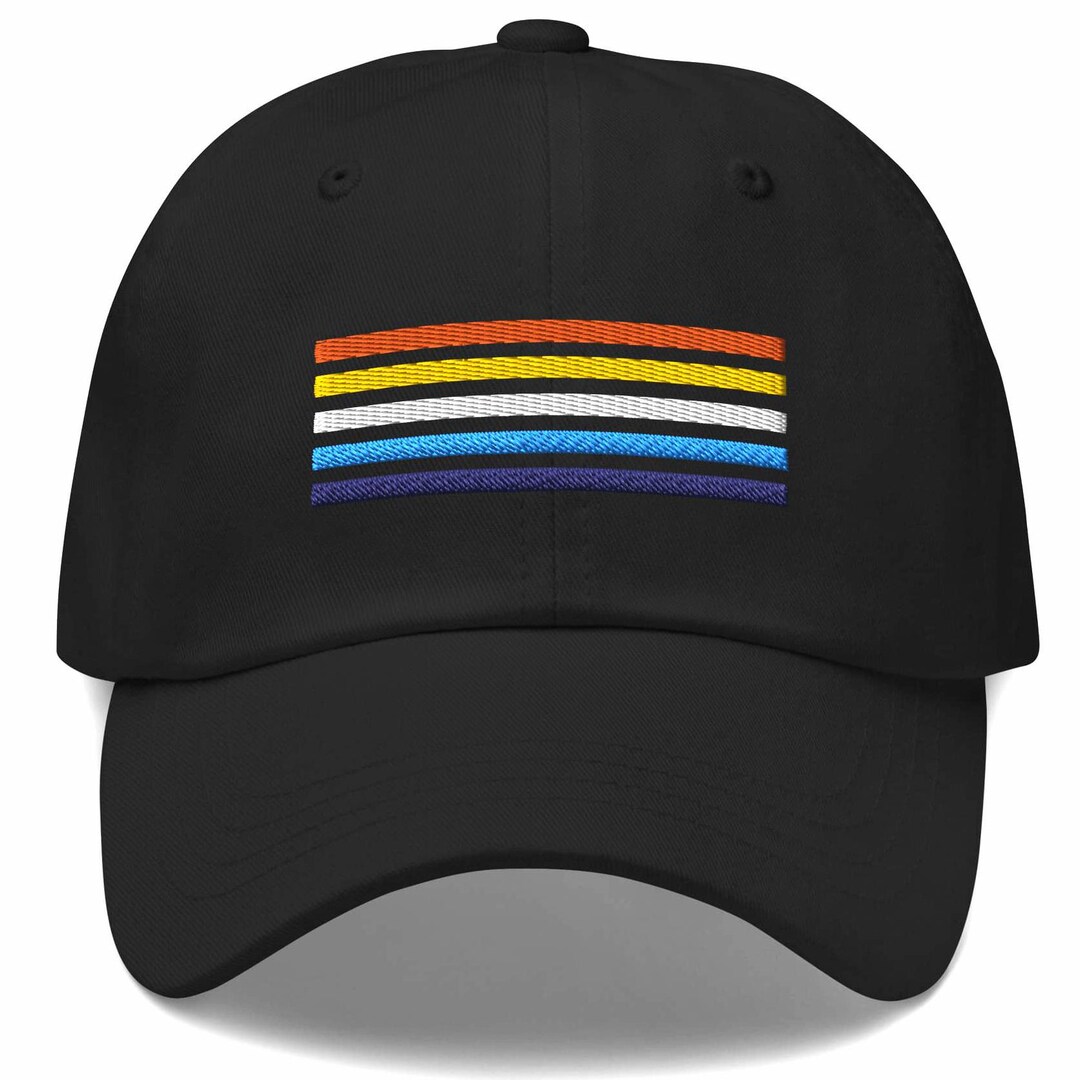 Embroidered Aroace Flag Hat, Subtle Aromantic Asecual Pride Embroidery ...