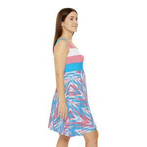 MTF Transgender Dress; Trans Flag Pride Outfit; Cute LGBTQ Mini Skater ...