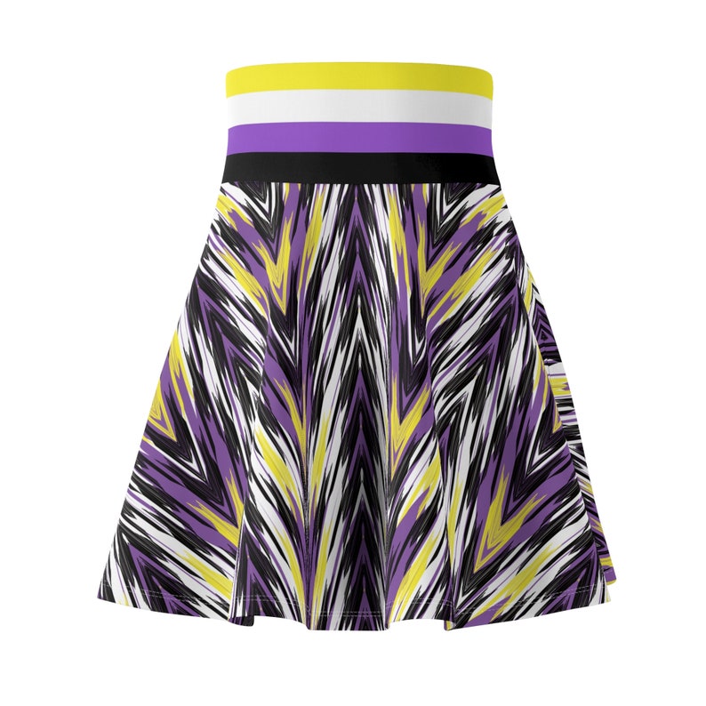 Nonbinary Pride Flag Skater Skirt Subtle Enby Pride Outfit - Etsy
