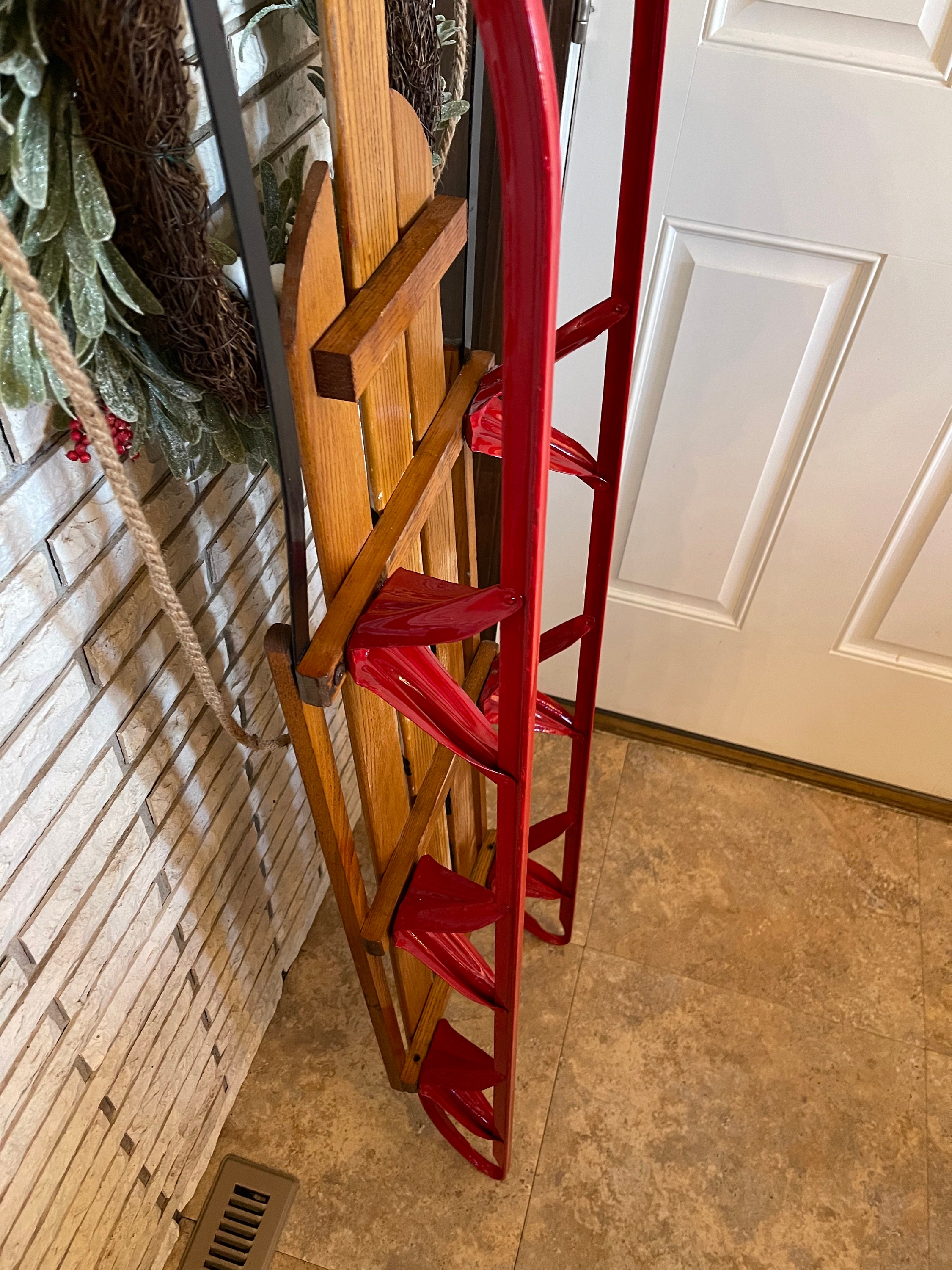 Christmas Sled Decoration - Etsy