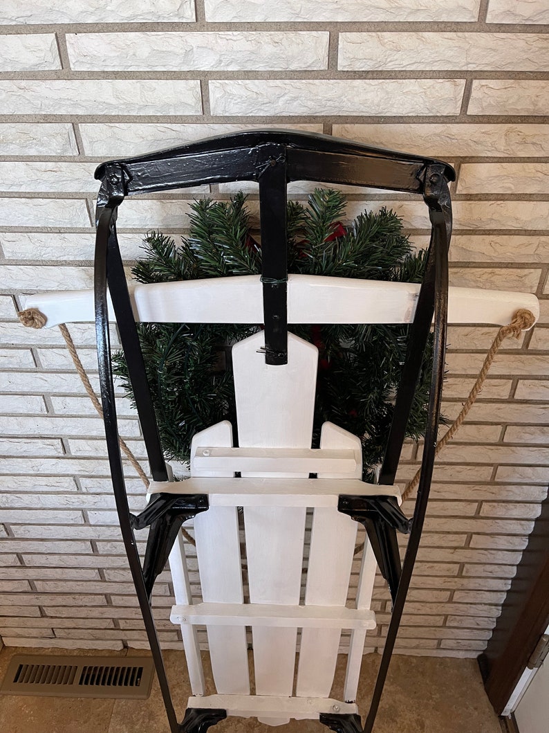 Christmas Decorative Vintage Sled - Etsy