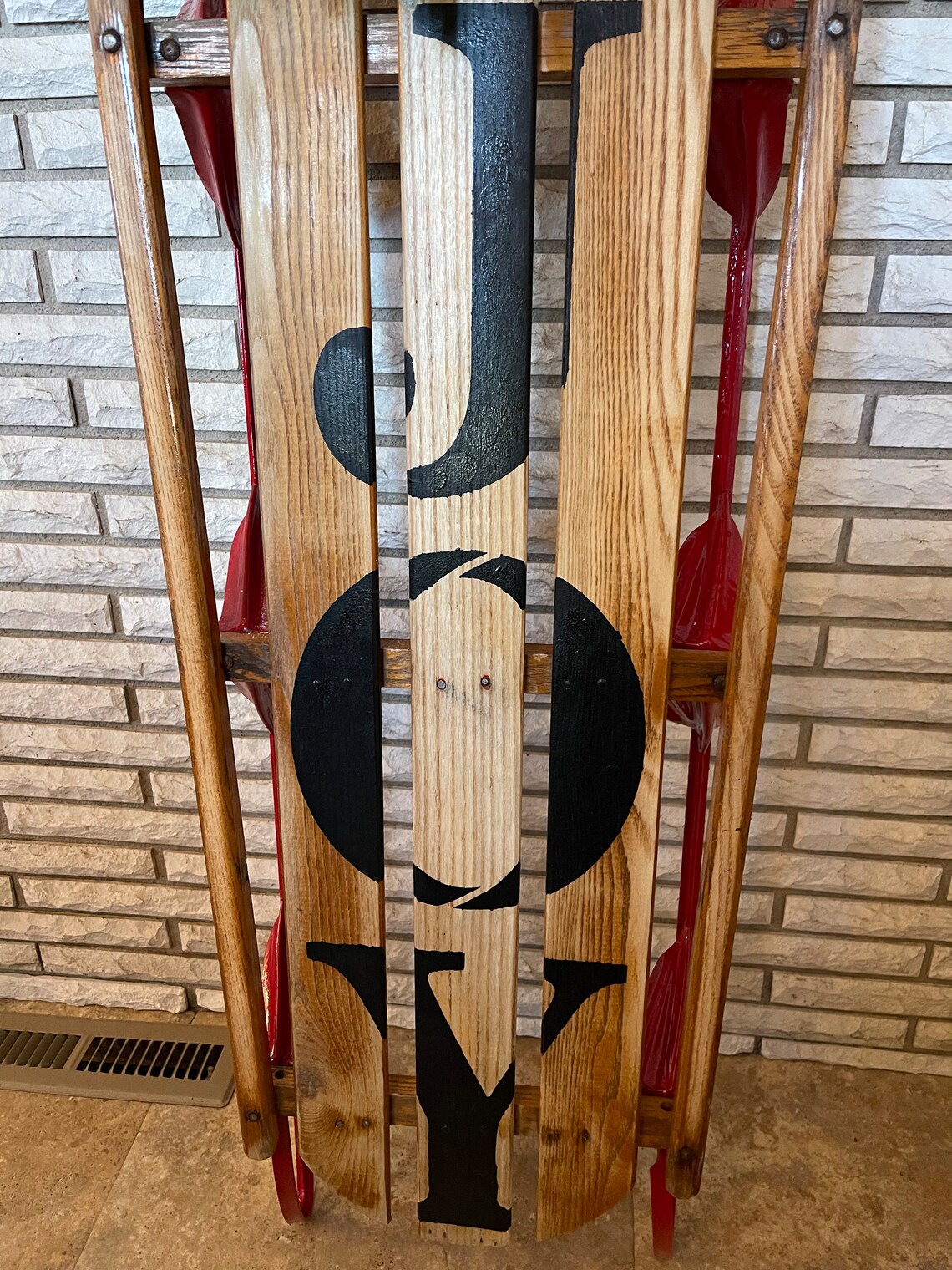 Christmas Sled Decoration - Etsy