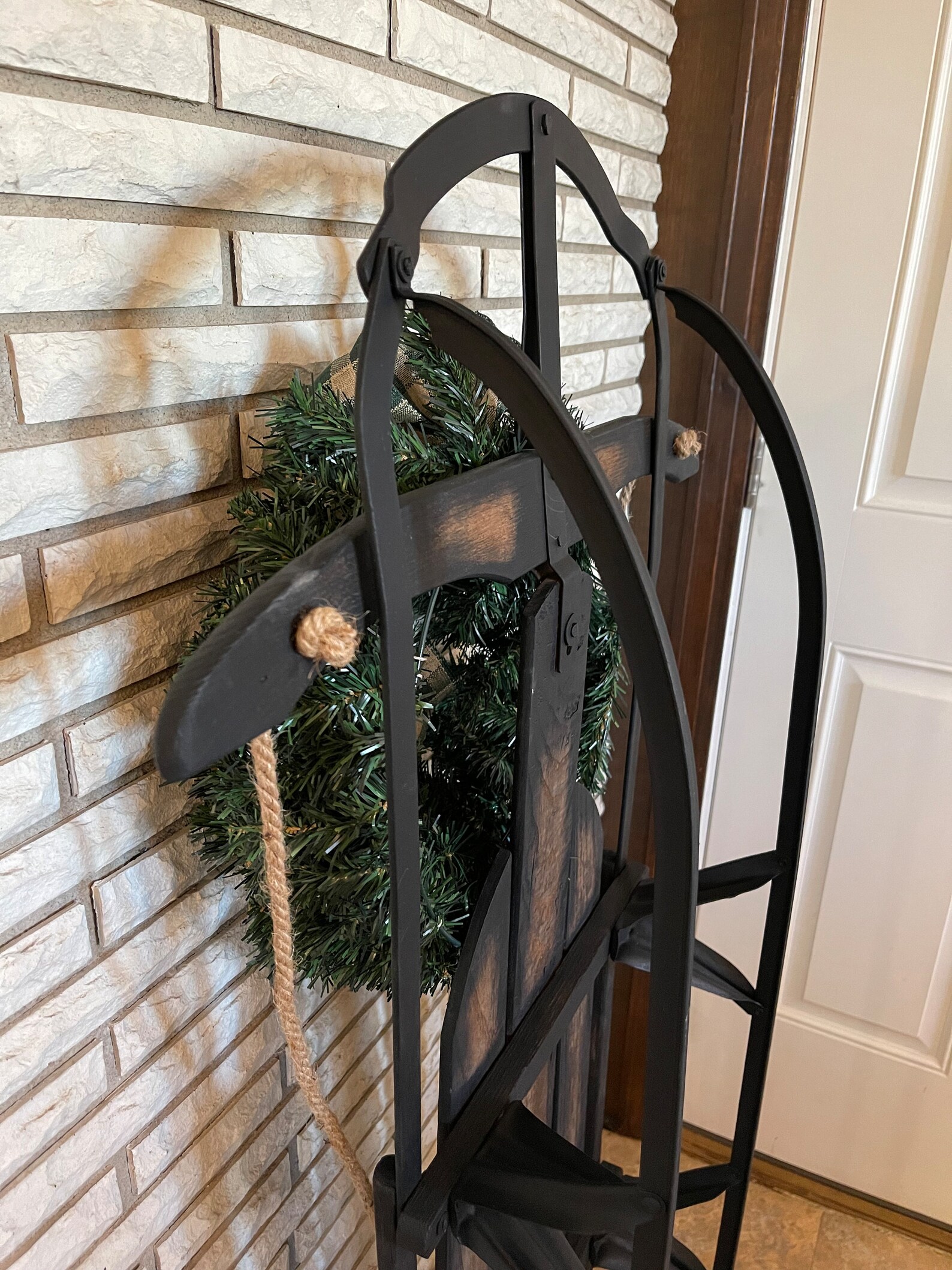Christmas Vintage Sled Decoration - Etsy