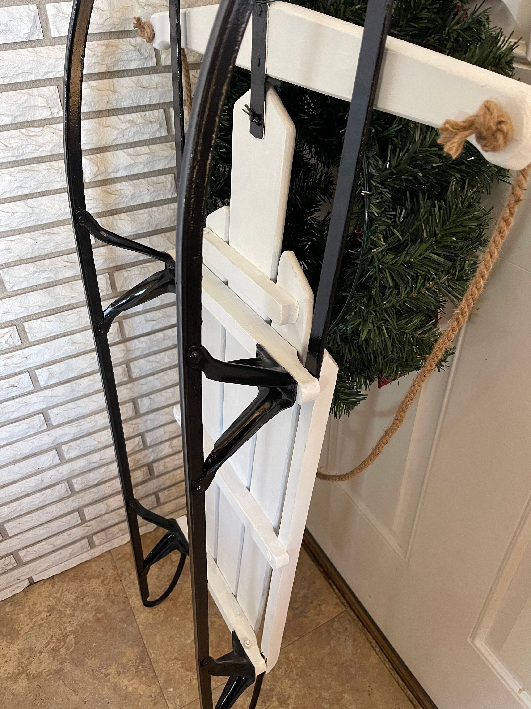 Christmas Decorative Vintage Sled - Etsy