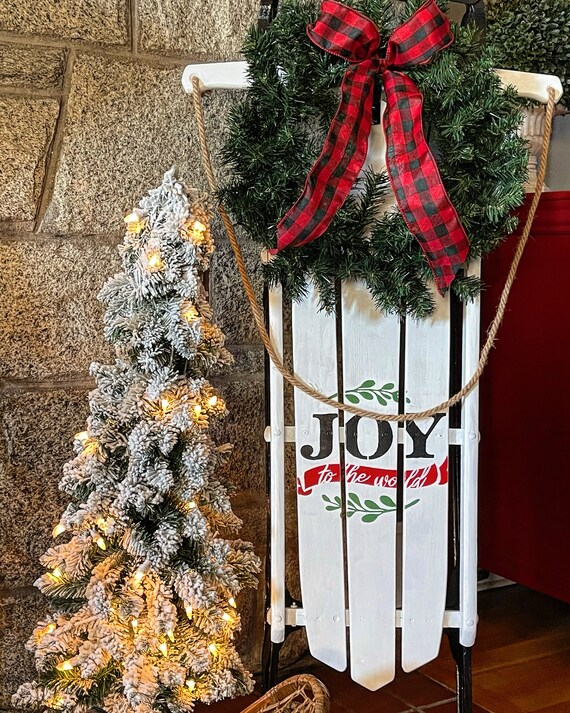 Vintage Christmas Sled