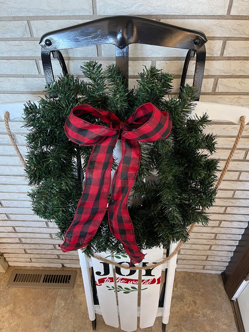 Christmas Decorative Vintage Sled - Etsy