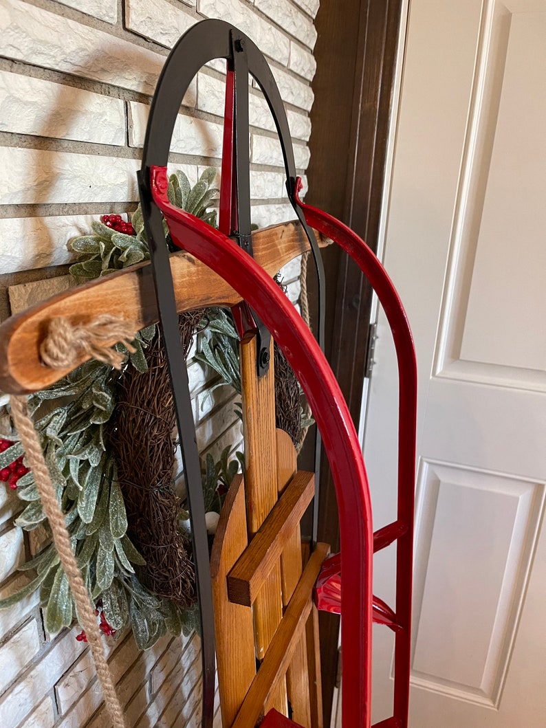 Christmas Sled Decoration - Etsy