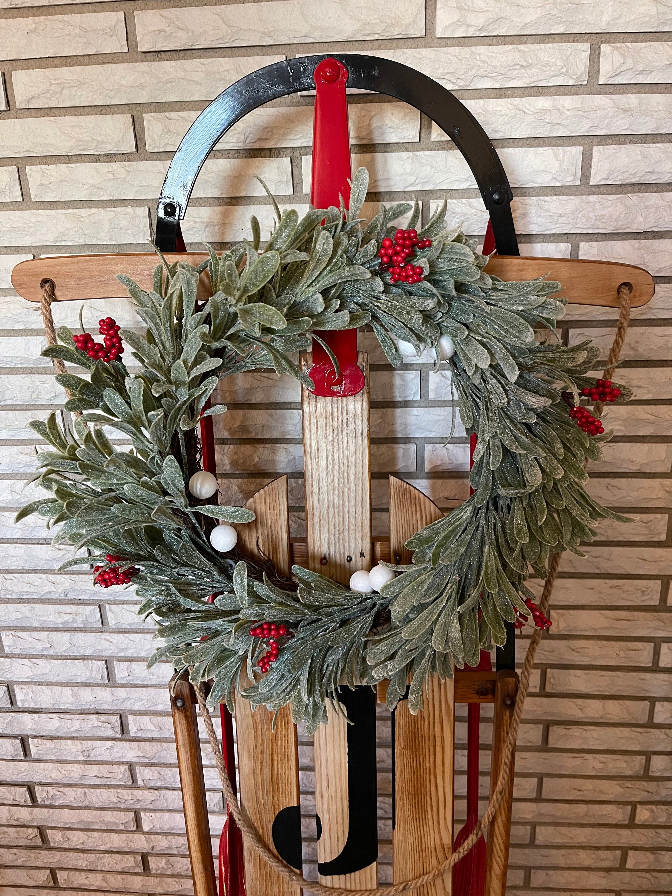 Christmas Sled Decoration - Etsy