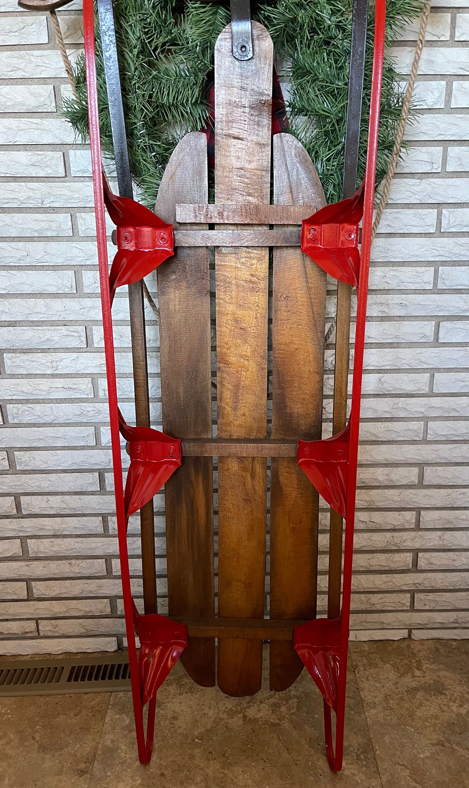 Speedaway 1960 Vintage Sled Christmas Decor - Etsy