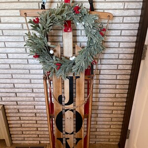 Christmas Sled Decoration - Etsy