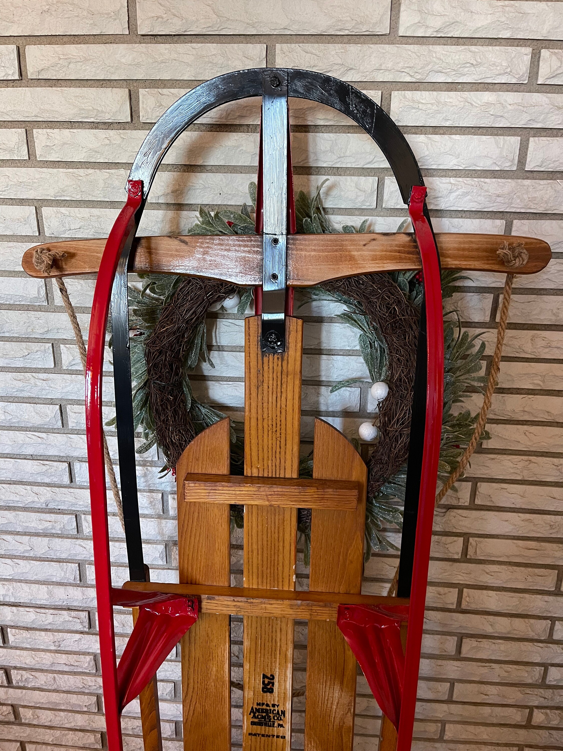 Christmas Sled Decoration - Etsy