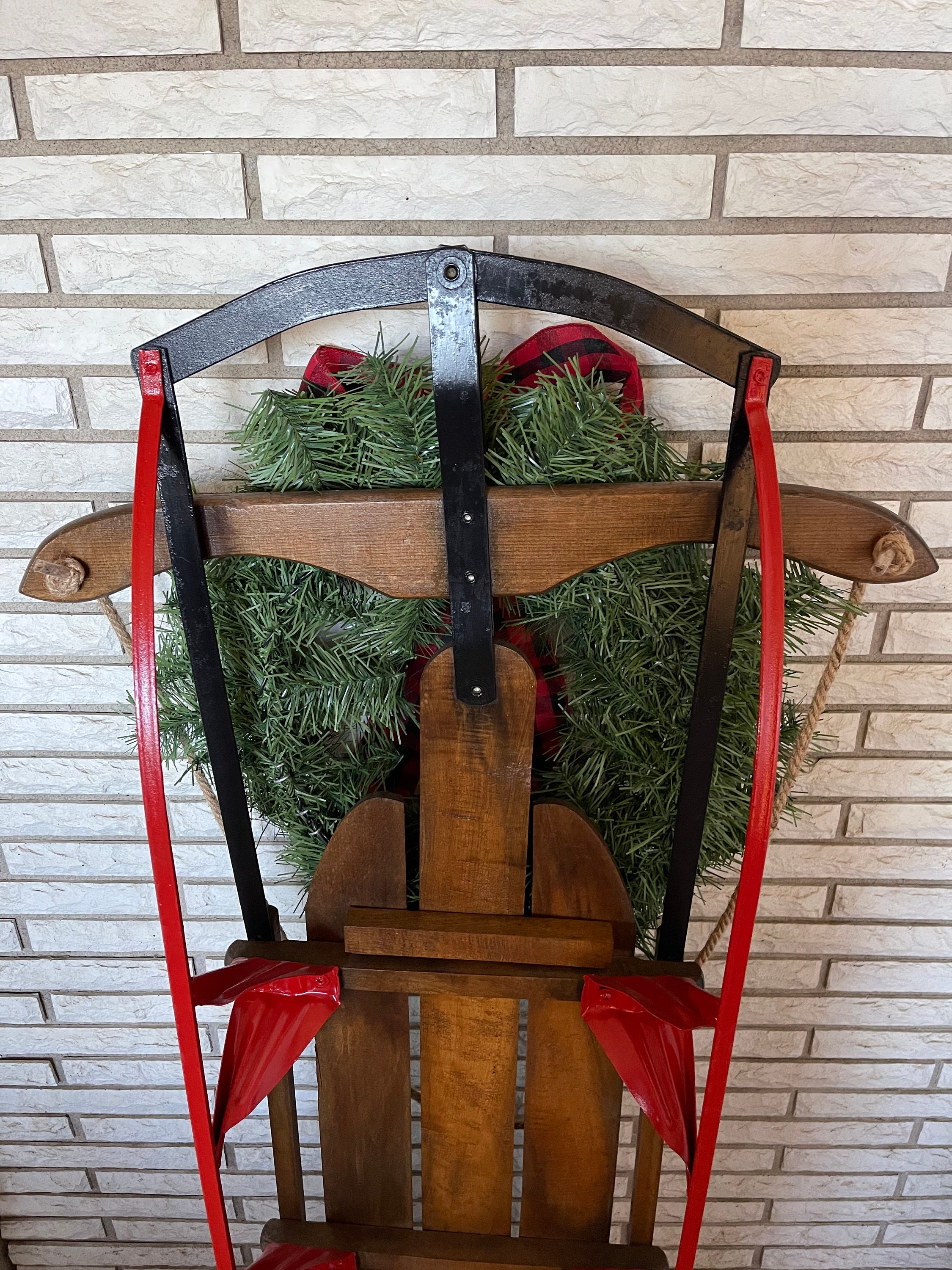 Speedaway 1960 Vintage Sled Christmas Decor - Etsy