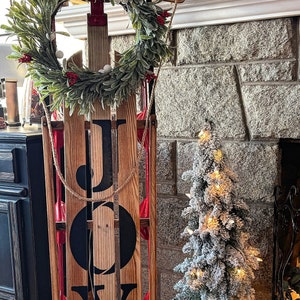 Christmas Sled Decoration - Etsy