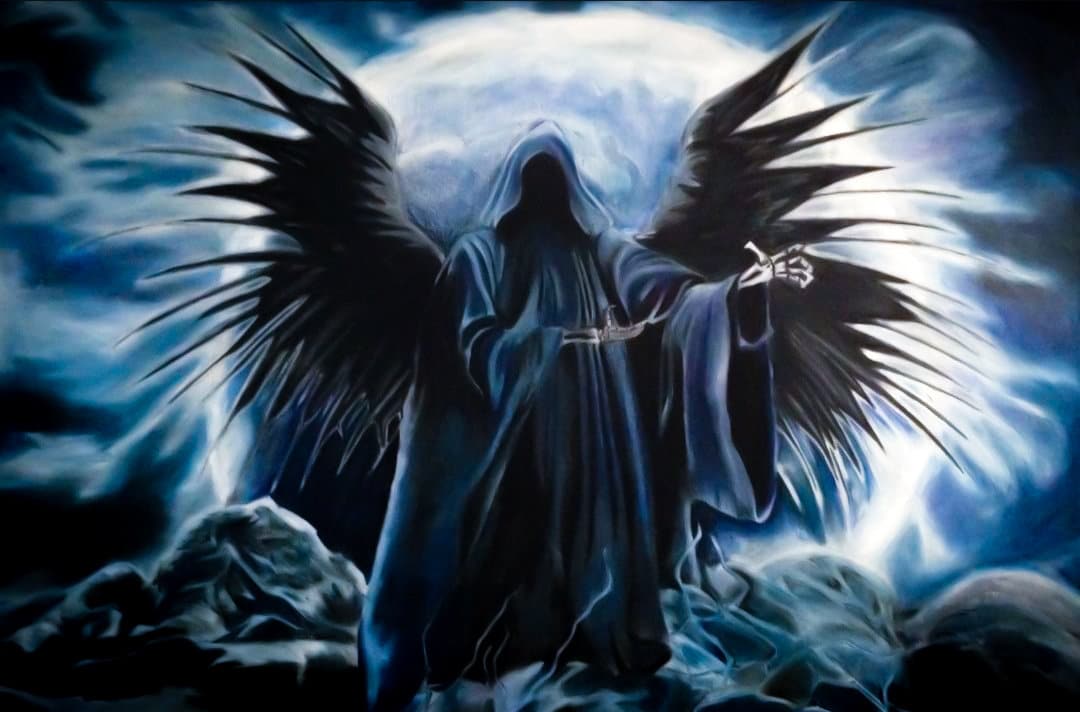 Dark Reaper Digital Download Drawing - Etsy