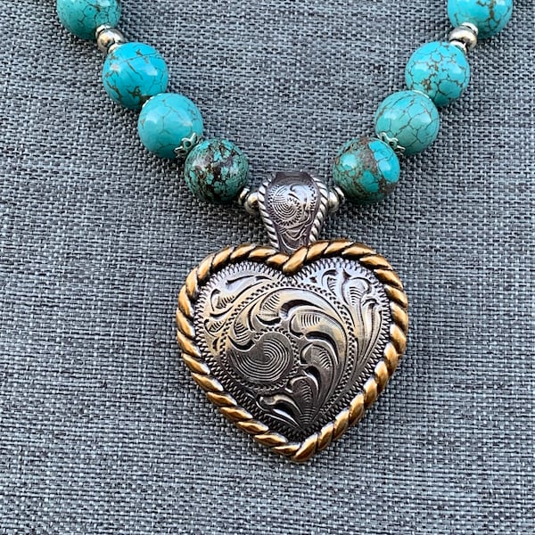 Concho Necklace - Etsy