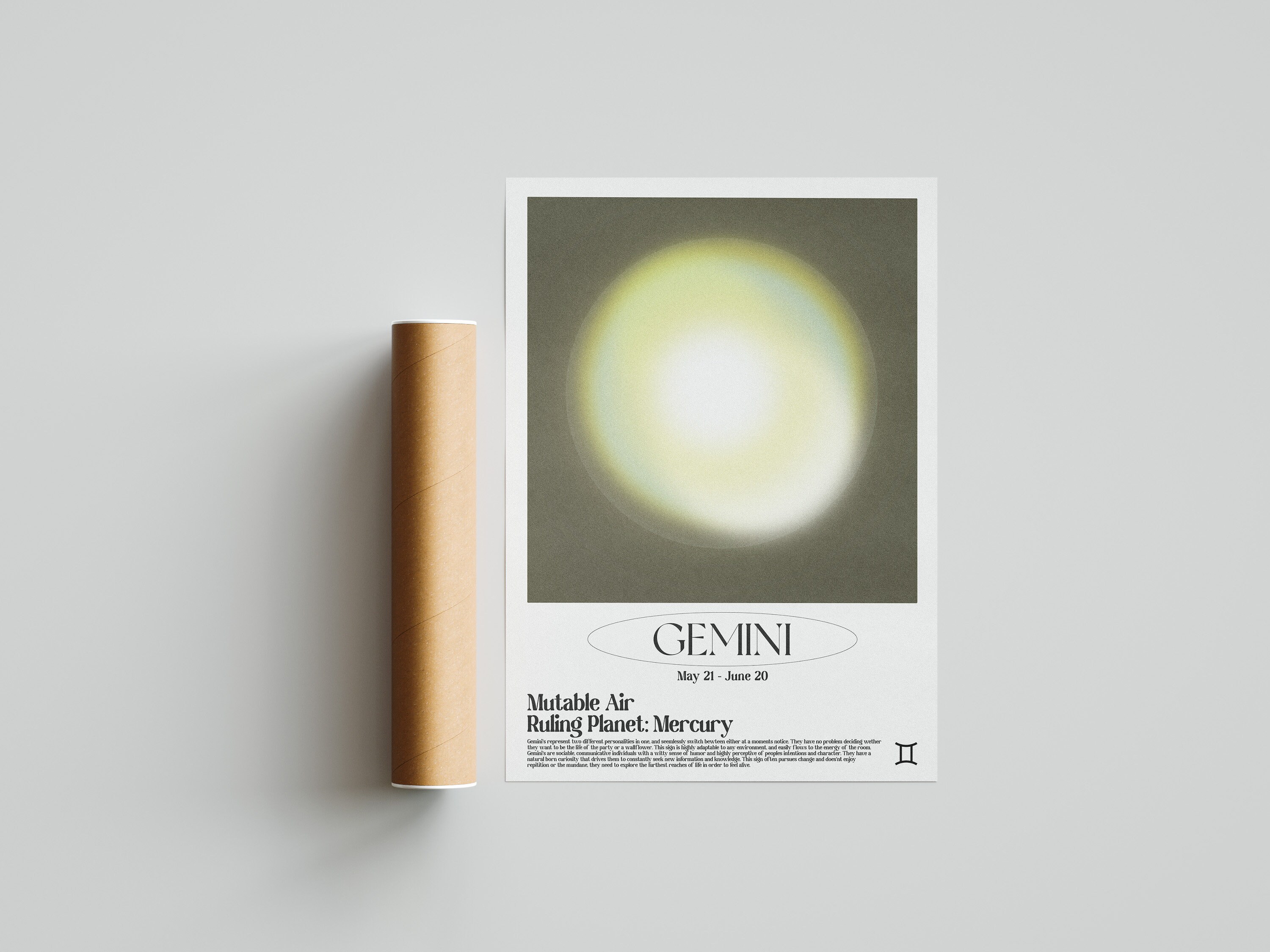 Gemini Zodiac Art Print Digital Download Astrology Wall Art - Etsy