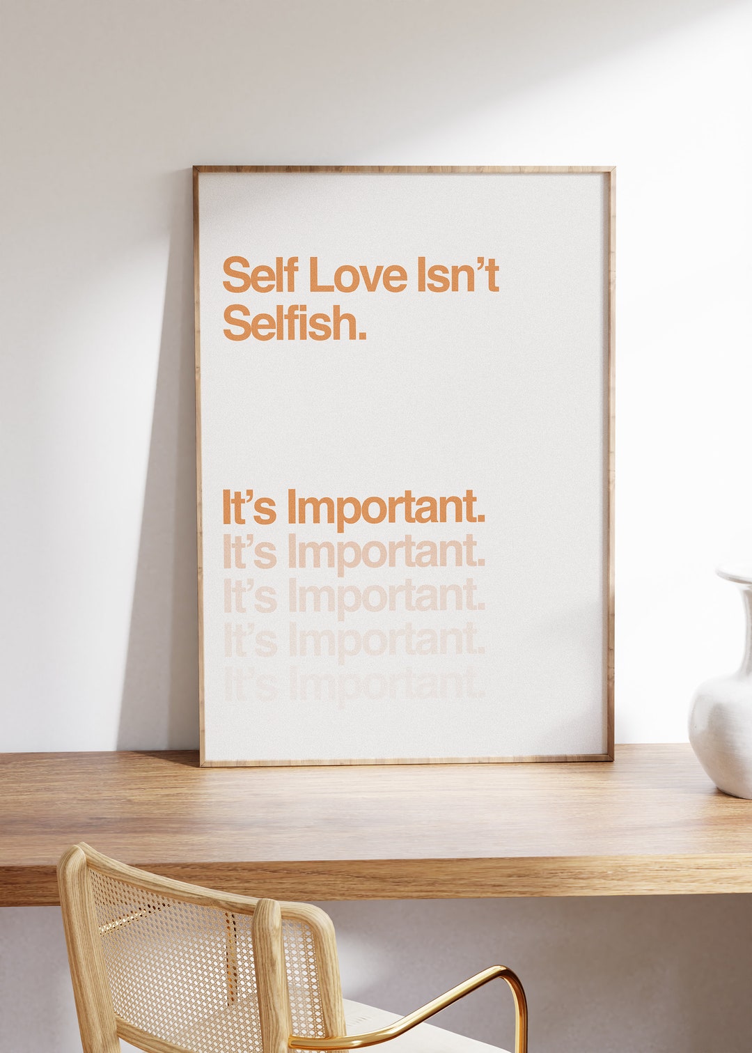 Self Love Isn't Selfish | Inspirational Art Print Digital Download ...