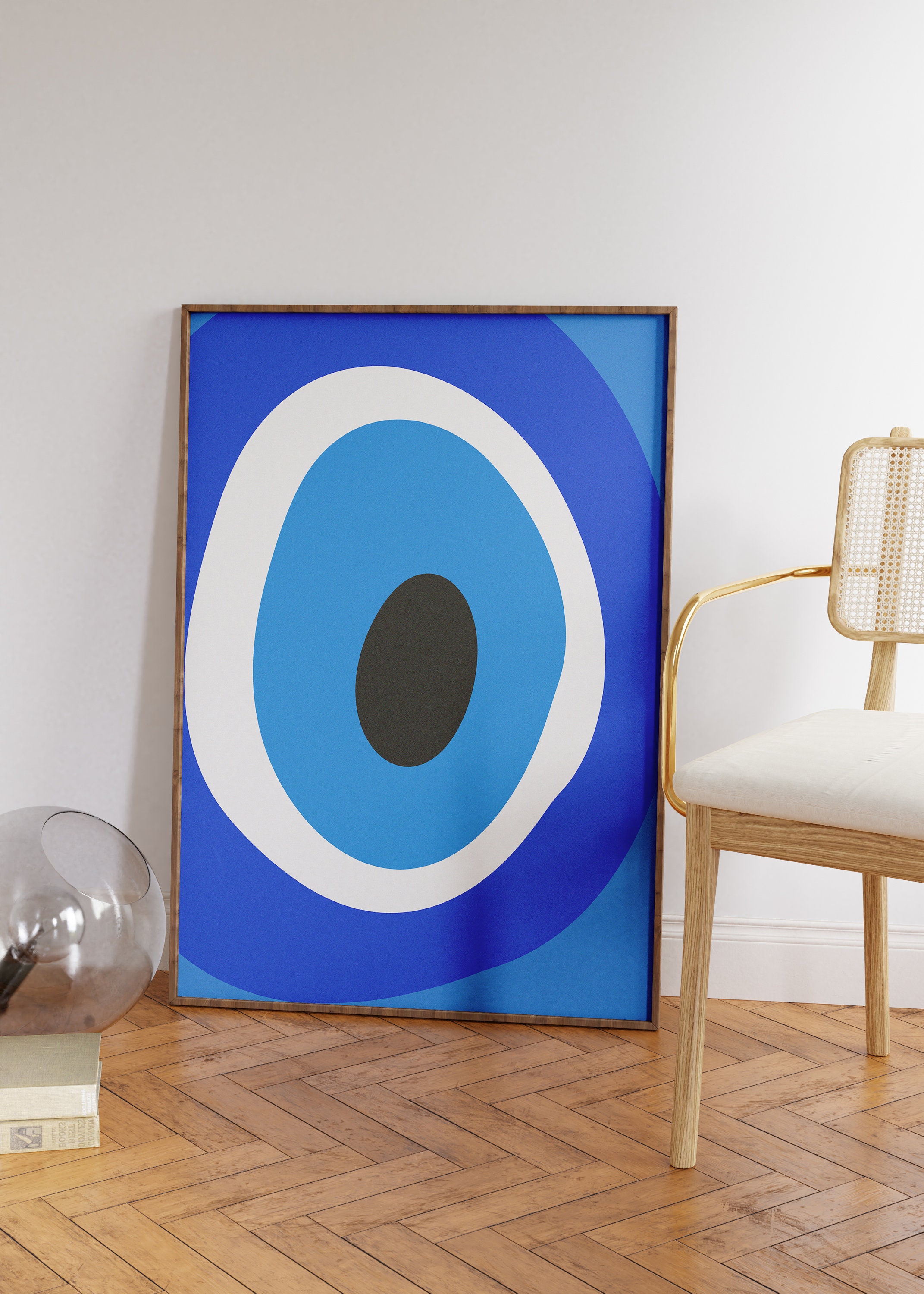 Large Evil Eye Art Print Digital Download Wall Art Print - Etsy