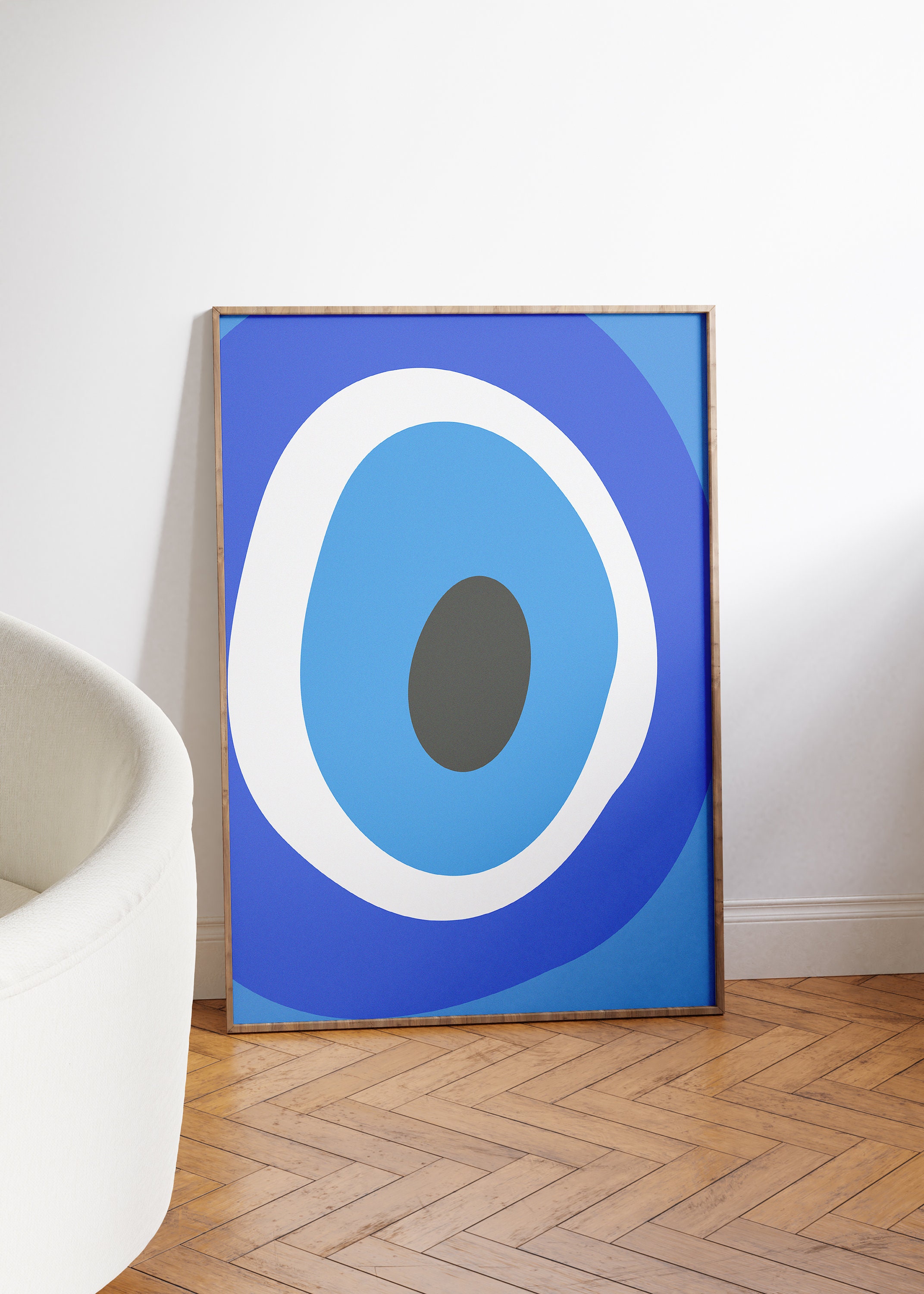 Large Evil Eye Art Print Digital Download Wall Art Print - Etsy