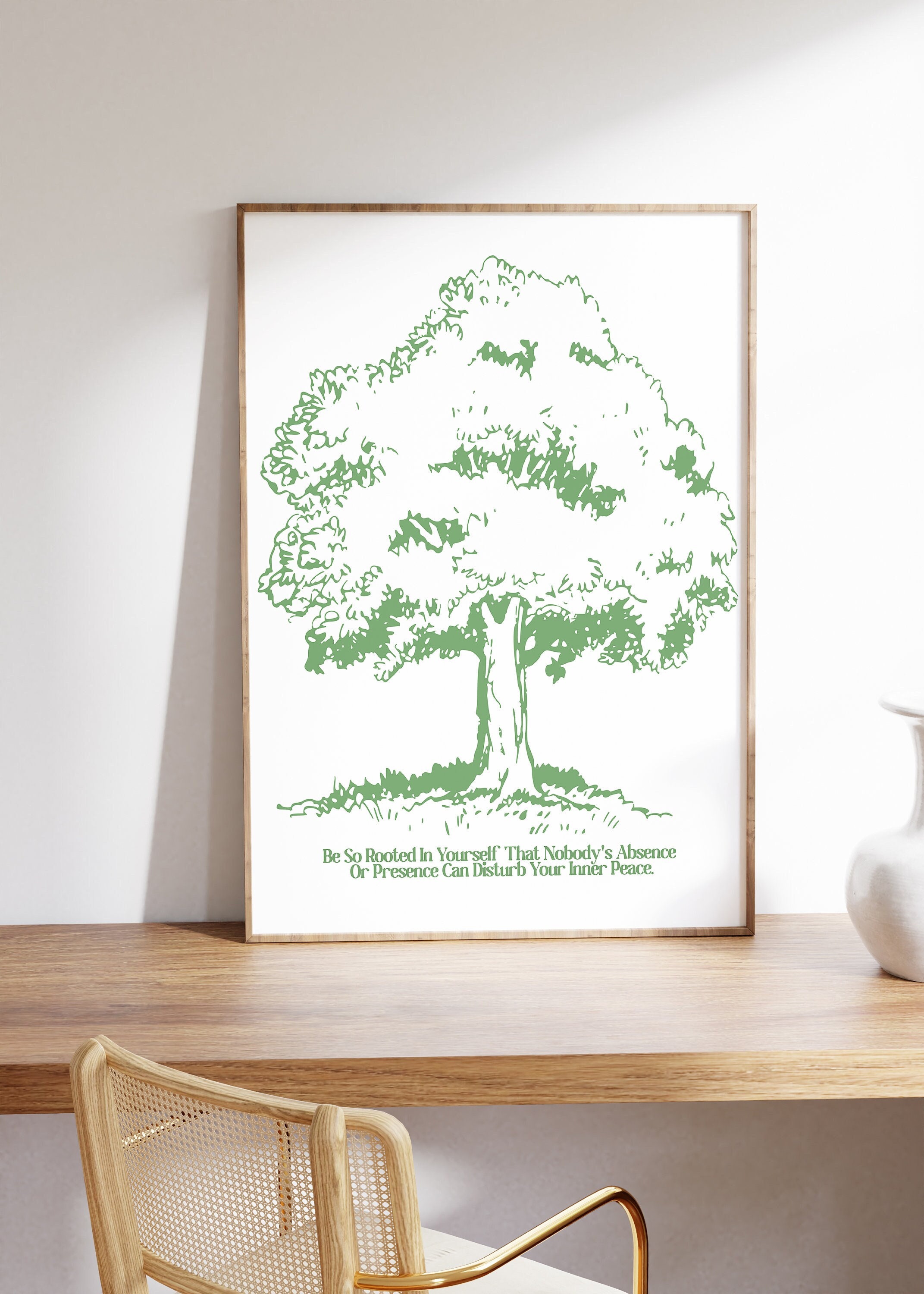 Stay Rooted Art Print, Minimalist Art Print, Printable Art Poster ...