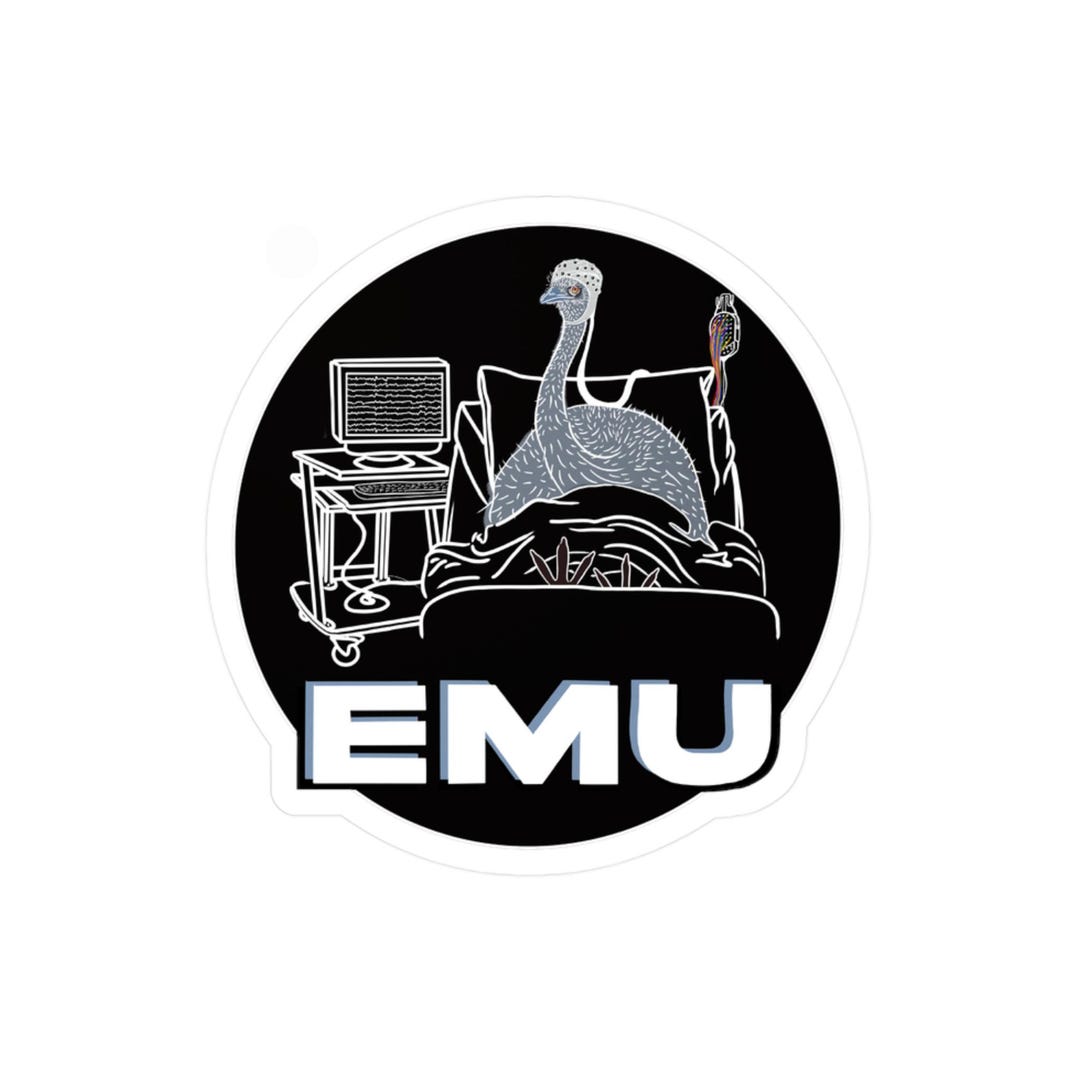 EMU Epilepsy Monitoring Neuro EEG Tech Kiss-cut Vinyl Decals - Etsy