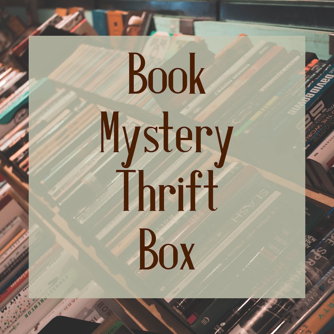 Mystery Box of Books! Thrift Store Dives! Great Gift Idea for Bookworms ...