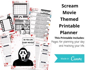 Horror Planner | Etsy