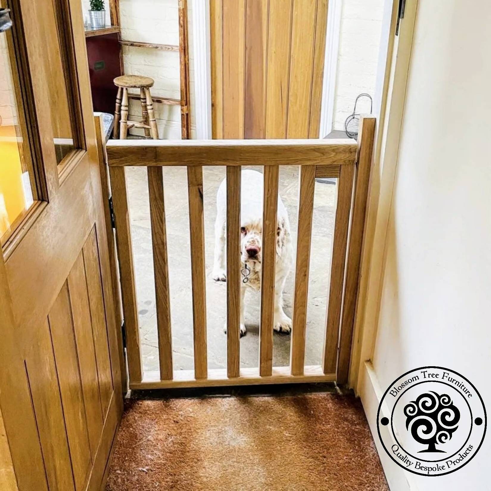 Solid Oak Stair Gate - Etsy UK