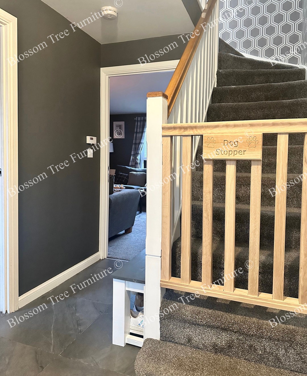 Personalised Stair Gate - Etsy UK