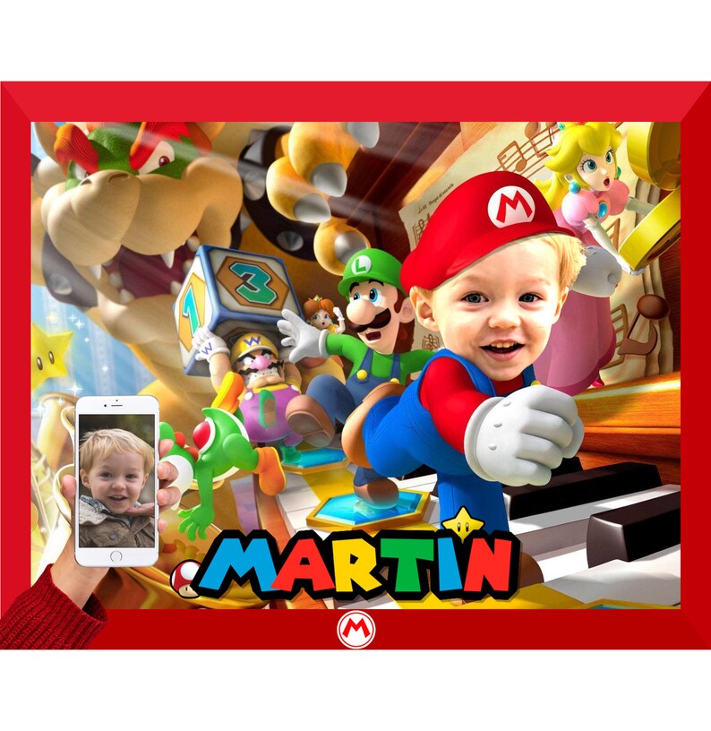 Super Mario Portrait From Your Photo Be Your Favorite Character From ...