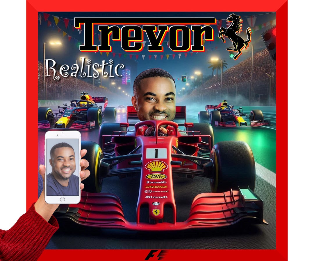 Big Head Formula 1 Personalized Portrait From Your Photo! Become a Real ...