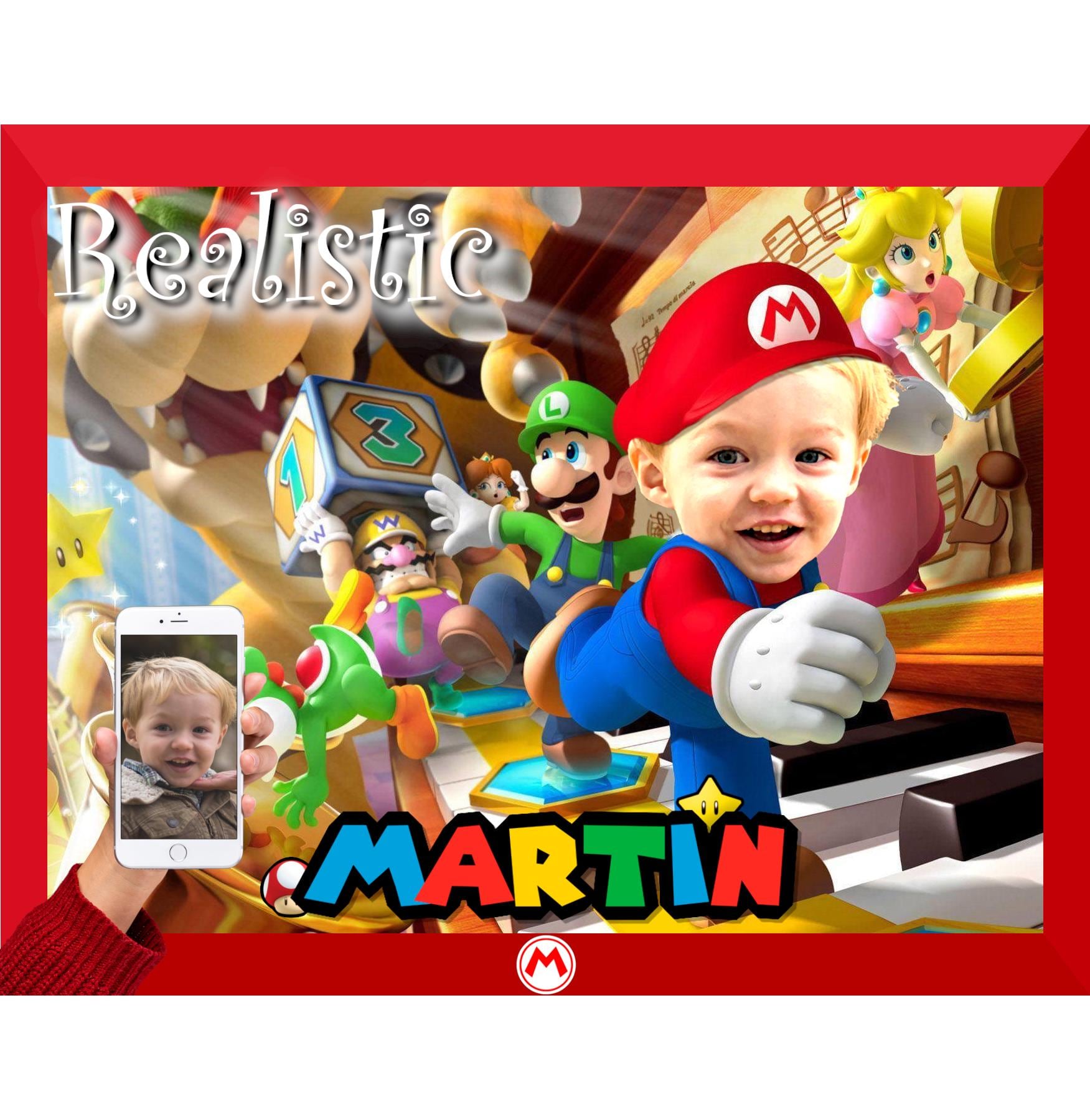 Super Mario Portrait From Your Photo Be Your Favorite Character From ...